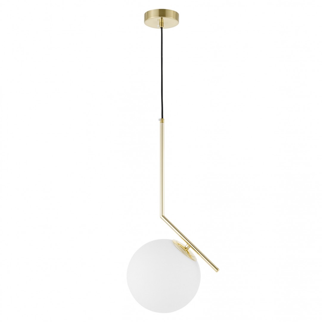 NOWOCZESNA LAMPA WISZĄCA KLASYCZNE ZŁOTO BONIO W6 - Lumina Deco